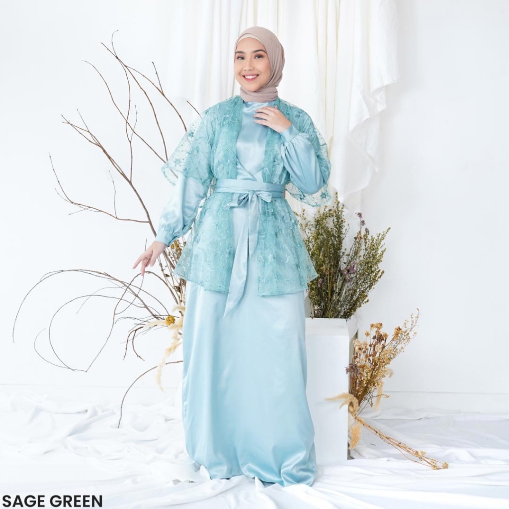Jual Gamis One Set Baju Setelan Busana Muslim Wanita Kekinian Terbaru ...
