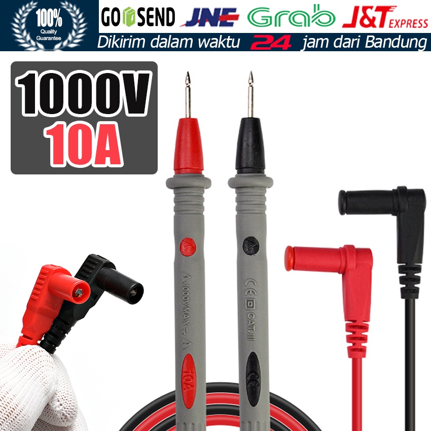 Jual 1 Pair Probe Wire Pen / Kabel Multitester Avometer 1000V 20A ...