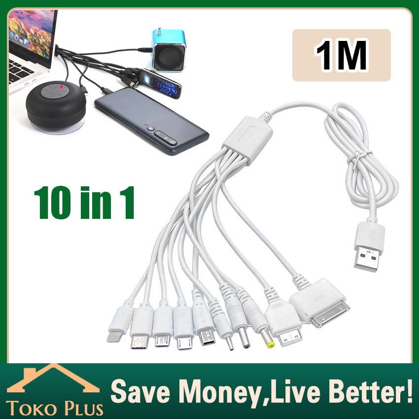 Jual 10 in 1 Kabel Data Cumi USB / Kabel Charger Cumi Multifungsi USB ...