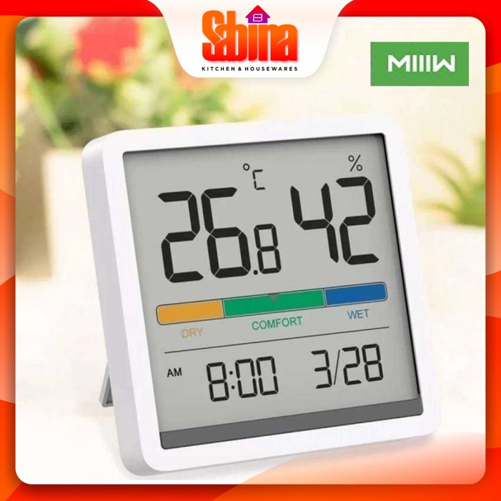 Jual Termometer Ruangan Alat Pengukur Suhu Kelembaban Udara Temperature ...