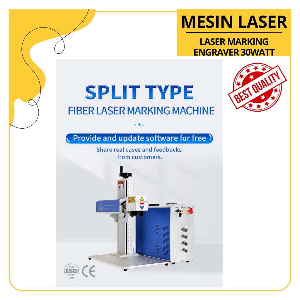 Jual Mesin Laser Fiber Marking/Mesin Laser Marking/CNC Laser/Mesin Grafir Botol | Shopee Indonesia
