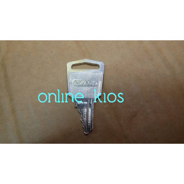 Jual KUNCI UNTUK MESIN ABSEN AMANO CHECK CLOCK - KEY ABSENSI KARTU ...