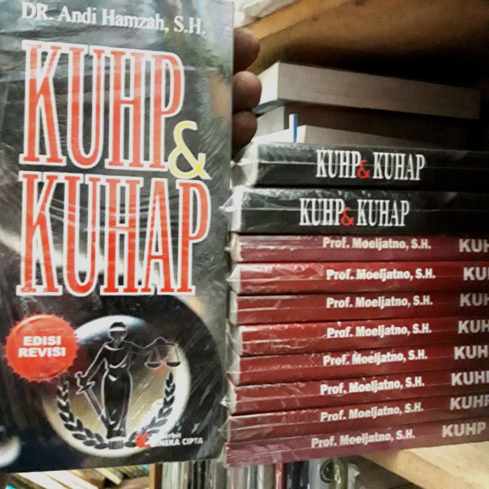 Jual KUHP DAN KUHAP EDISI REVISI ANDI HAMZAH | Shopee Indonesia
