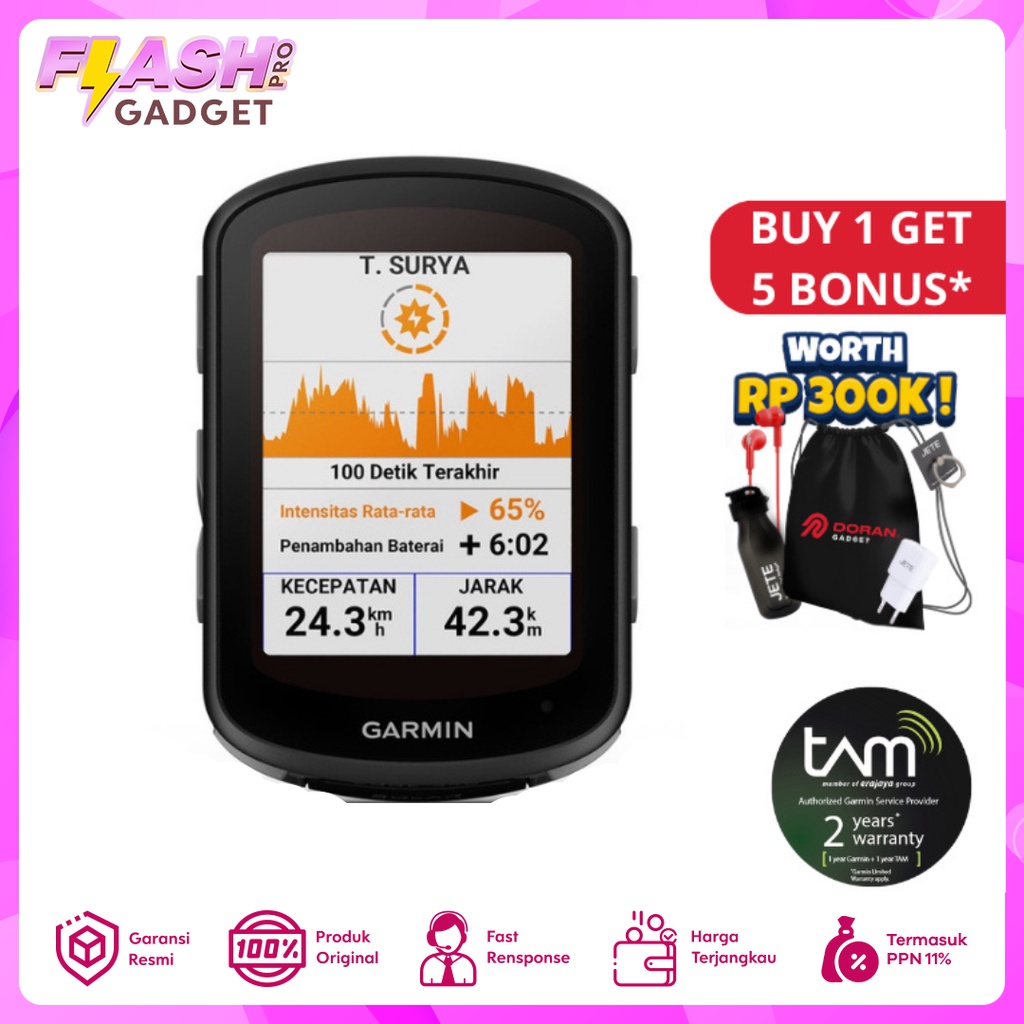 Jual Garmin Edge 540 | Edge 540 Bundle | Edge 540 Solar - Garansi Resmi ...