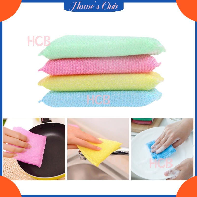 Jual HCB Spons Cuci Piring Warna Warni/ Spon Bantal Metalick / Spon ...