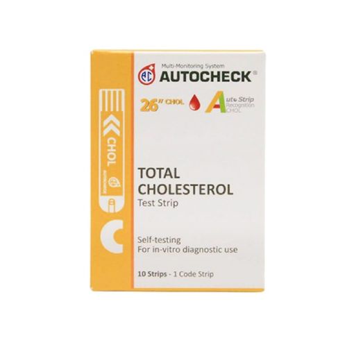 Jual Autocheck Total Cholesterol Box 10 Test Strips | Shopee Indonesia