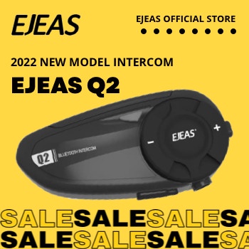 Jual EJEAS Q2 Bluetooth Radio Intercom Helm 2 Rider Helmet Alt Q7 V4 V6 ...