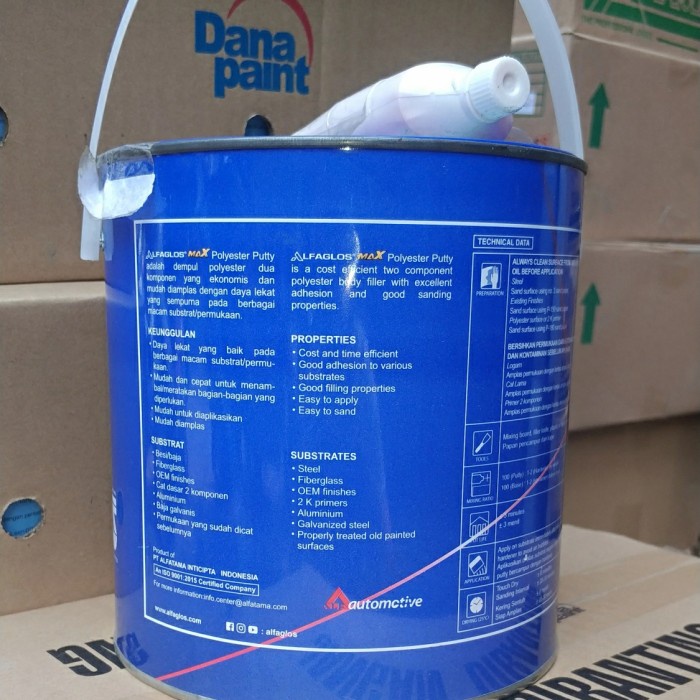 Jual Dempul Alfaglos Max 3kg | Shopee Indonesia