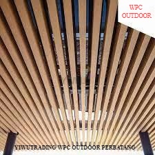 Jual WPC Hollow balok indoor outdoor untuk fasad plafon partisi dan ...