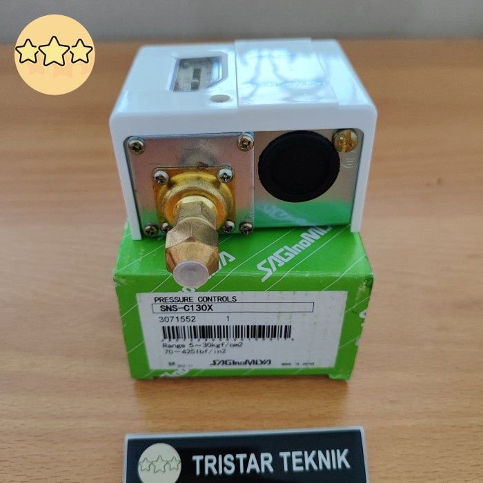Jual SNS C130X Pressure Switch Saginomiya SNS-C130X SNSC130X 5Kg - 30Kg ...
