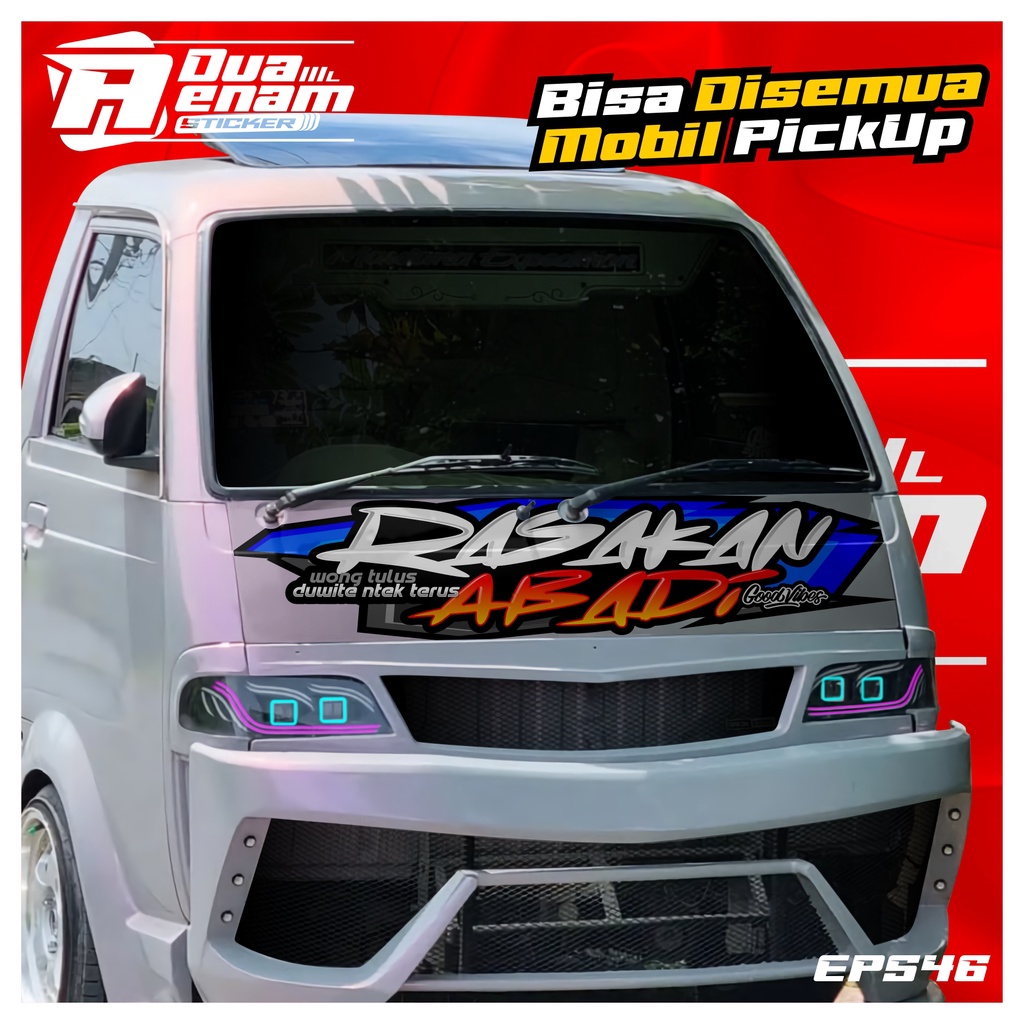 Jual STIKER VARIASI KABIN DEPAN ALL PICK UP CUSTOM. MODEL DESIGN ...