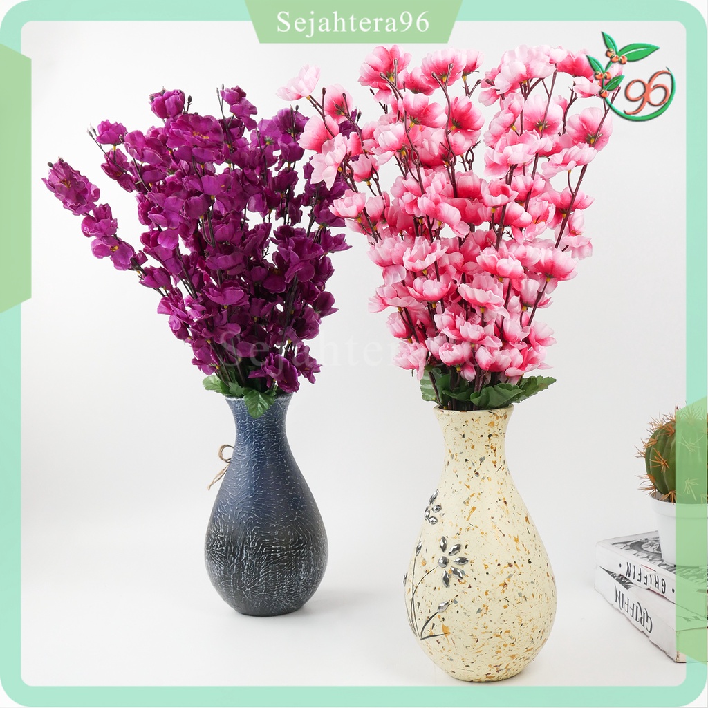 Jual BUNGA SAKURA JEPANG CABANG 7 ARTIFICIAL REALISTIS EFEK VISUAL ...