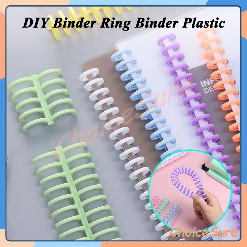 Jual Ring Binder Plastik Spiral 30 Lubang / Buku Cincin Pengikat Kertas ...