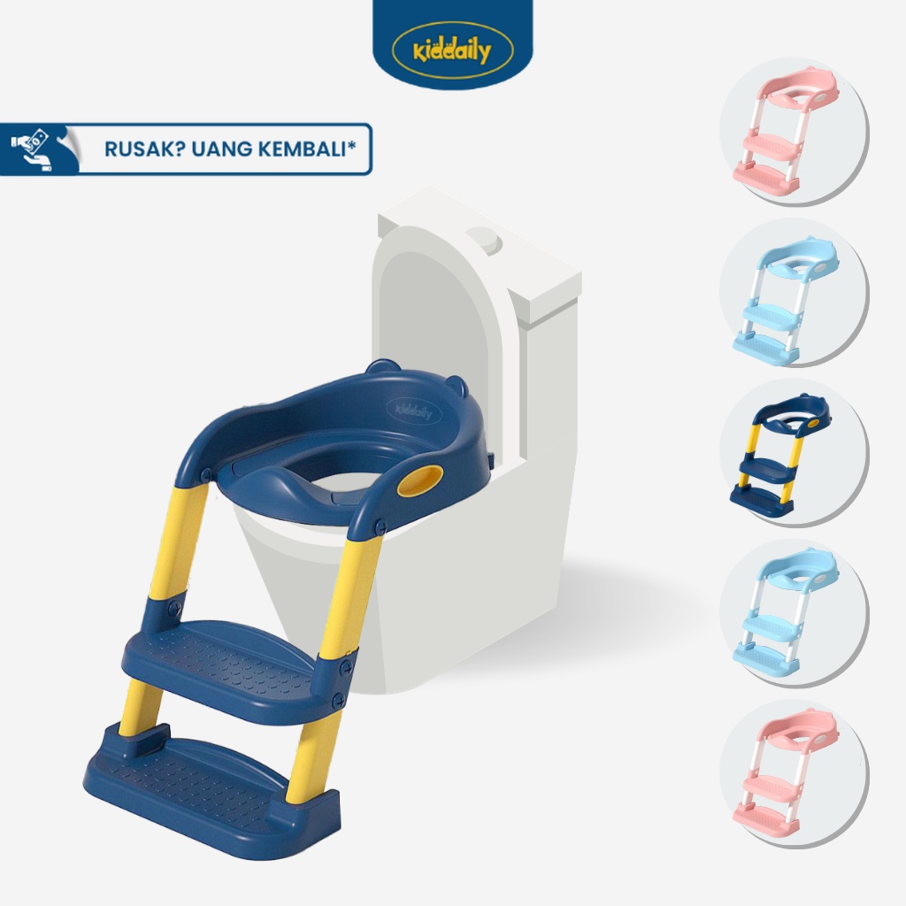 Jual KIDDAILY Potty Seat Ladder Toilet Training Anak Untuk Toilet Duduk ...