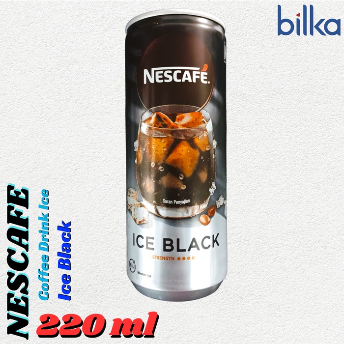 Jual NESCAFE RTD Ice Kaleng Ice Black 220ml | Shopee Indonesia