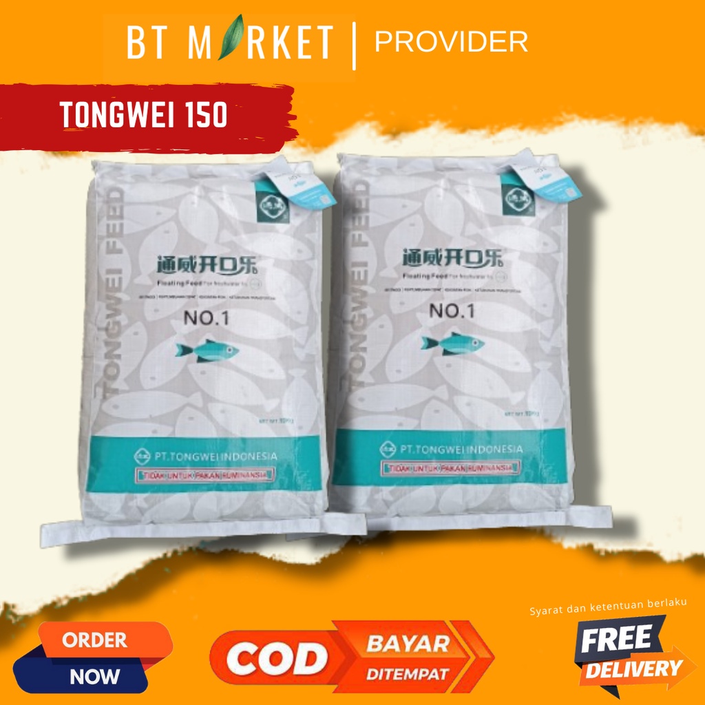 Jual TONGWEI 150 10KG Pakan Benih Ikan Tinggi Protein 38-40% | Shopee ...