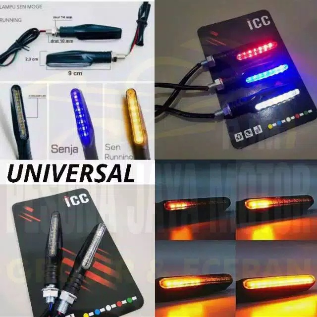 Jual Lampu Sen Led Running Model Lidi Sein Led Variasi Universal Semua ...