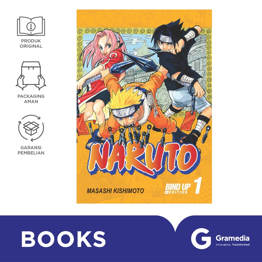 Jual Naruto Bind Up Edition 01 (Masashi Kishimoto) | Shopee Indonesia