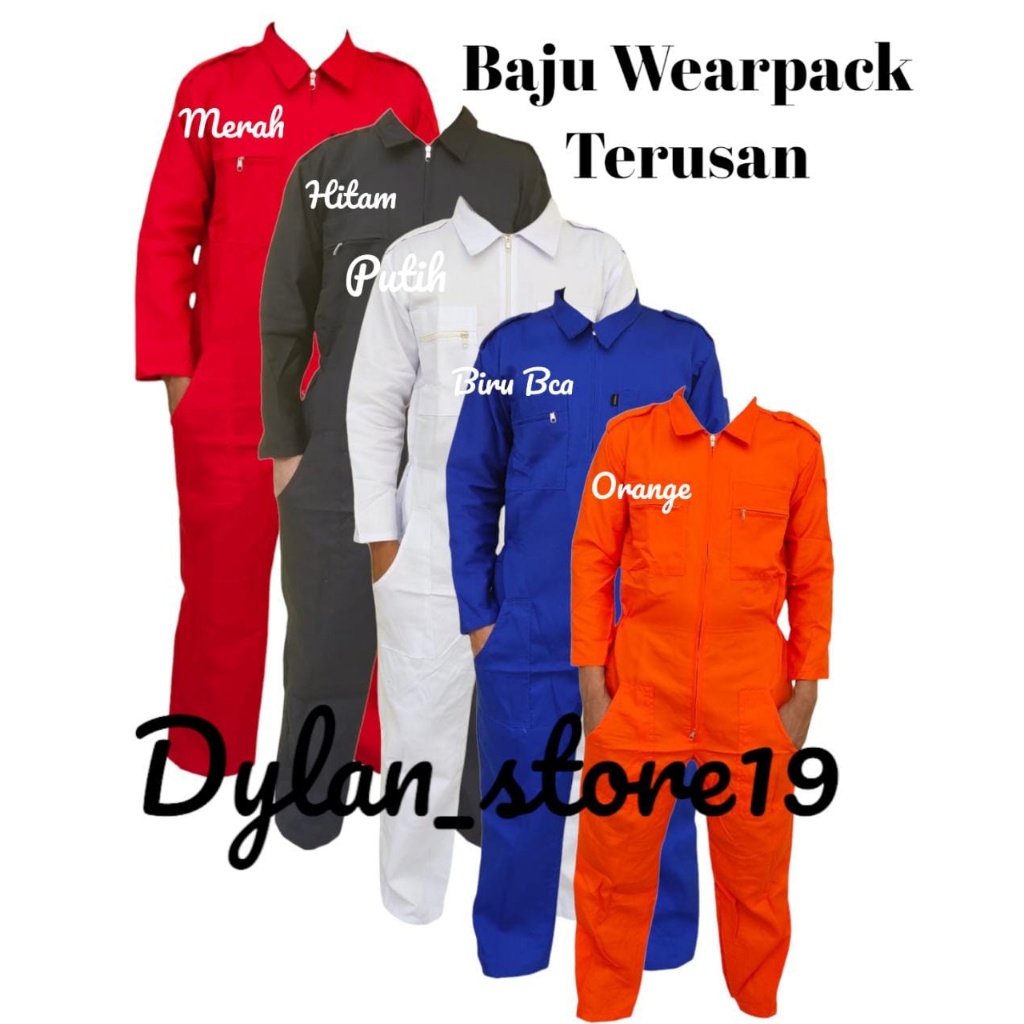 Jual wearpack katelpak/coveral safety seragam kerja proyek | Shopee ...