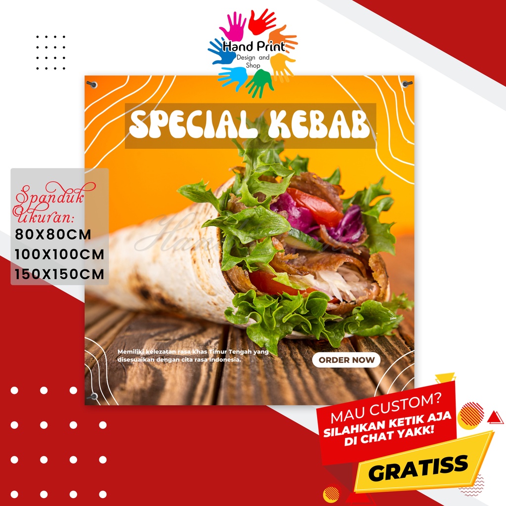 Jual Cetak Spanduk Banner Jualan Kebab Turki Promo Kebab MMT Spanduk ...
