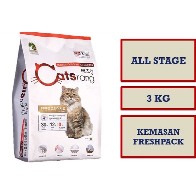 Jual CatFood Korea - Catsrang All Life Stages 3 Kg - Makanan Kucing ...