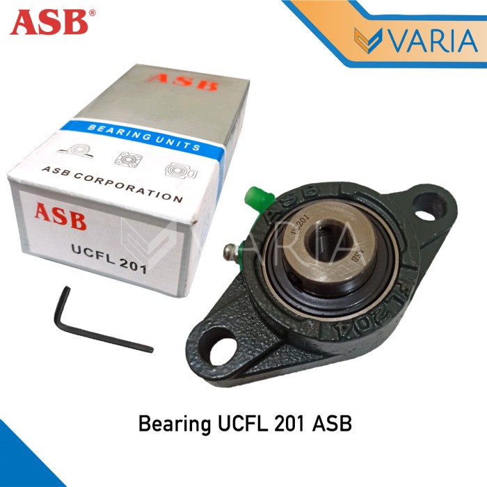 Jual Bearing UCFL 201 ASB Diameter As 12 mm Laher Pillow Block Duduk ...