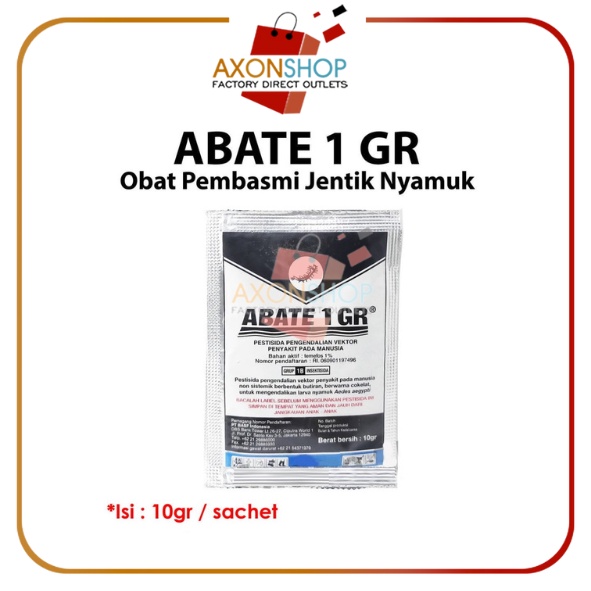 Jual Racun Abate 1gr Obat Racun pembasmi Jentik Nyamuk DBD Larva ...