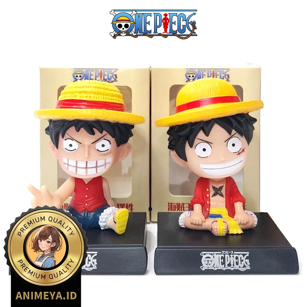 Jual Action Figure One Piece Monkey D. Luffy Bobble Head Dashboard ...