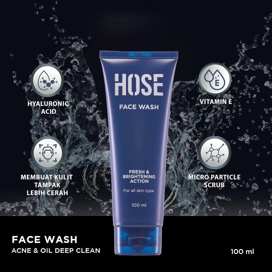 Jual HOSE Fresh & Brightening Action Face Wash 100ml | Shopee Indonesia