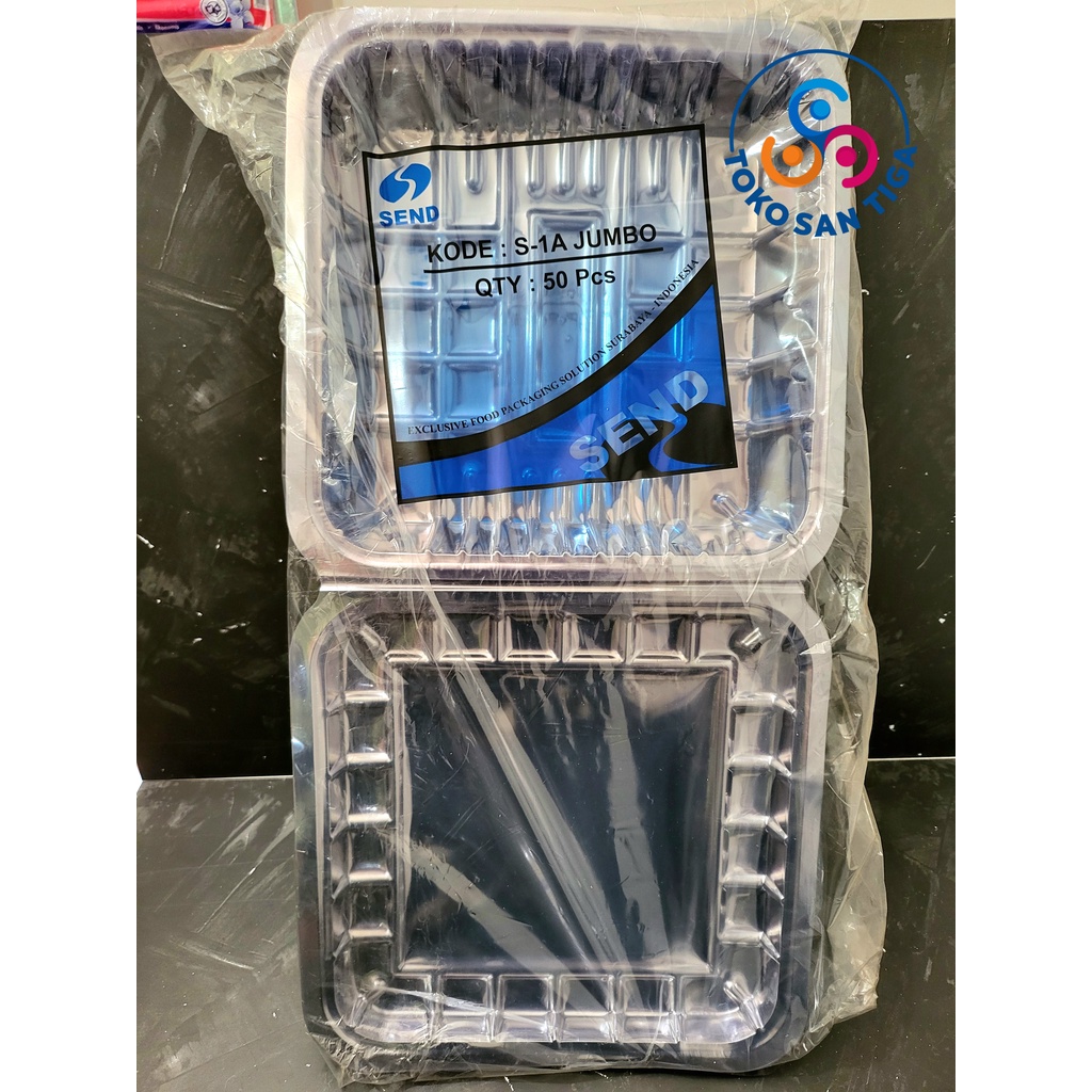Jual Mika Send S - 1 A Jumbo isi 50 pcs/ Kemasan Mika Makanan dan Kue ...