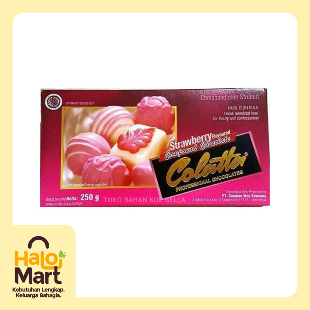 Jual Colatta Strawberry Flavoured Compound (250 gr) | Shopee Indonesia