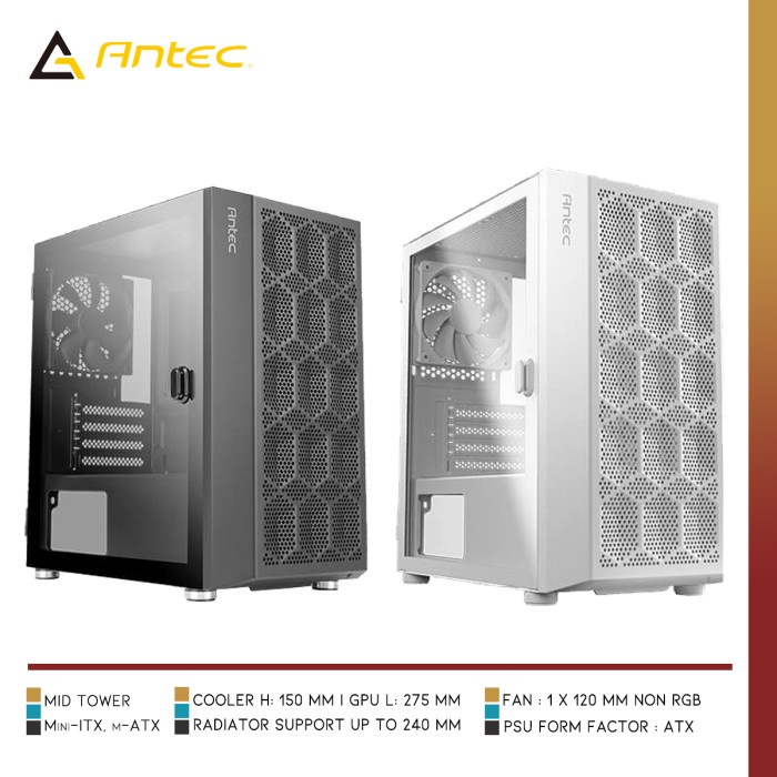 Jual ANTEC NX200M | NX Series-Mid Tower Gaming Case | Shopee Indonesia