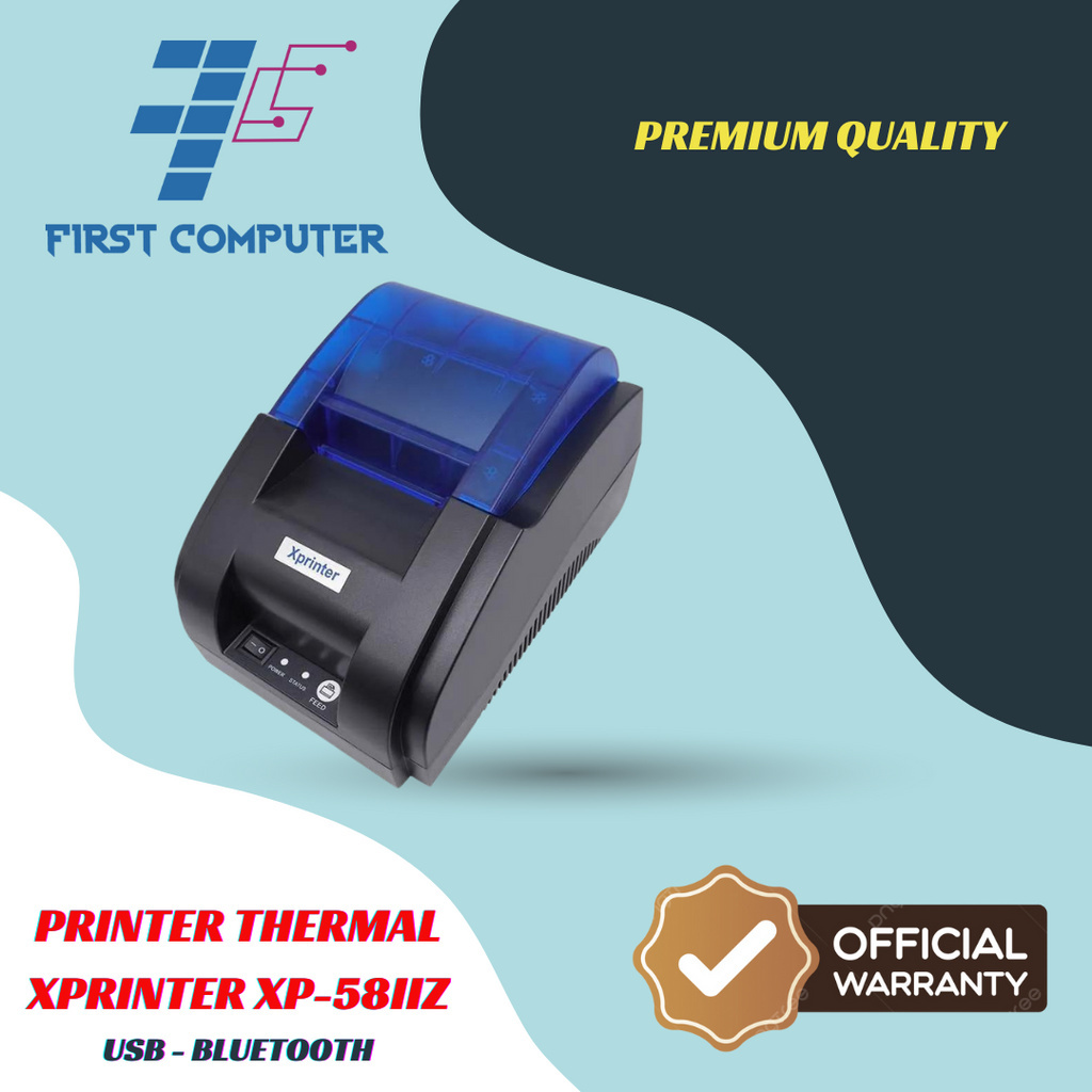 Jual Printer Thermal Bluetooth Multidevice Xprinter XP-58IIZ 58mm USB ...