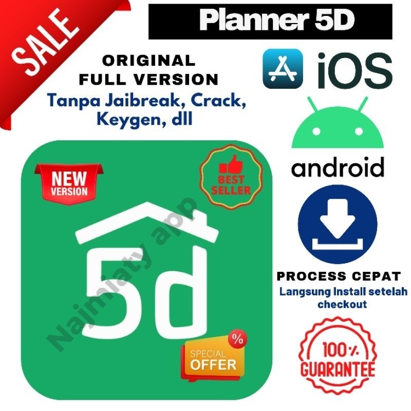 Jual Planner 5D iOS / Planner 5D Android / Planner 5D iPhone / Planner ...