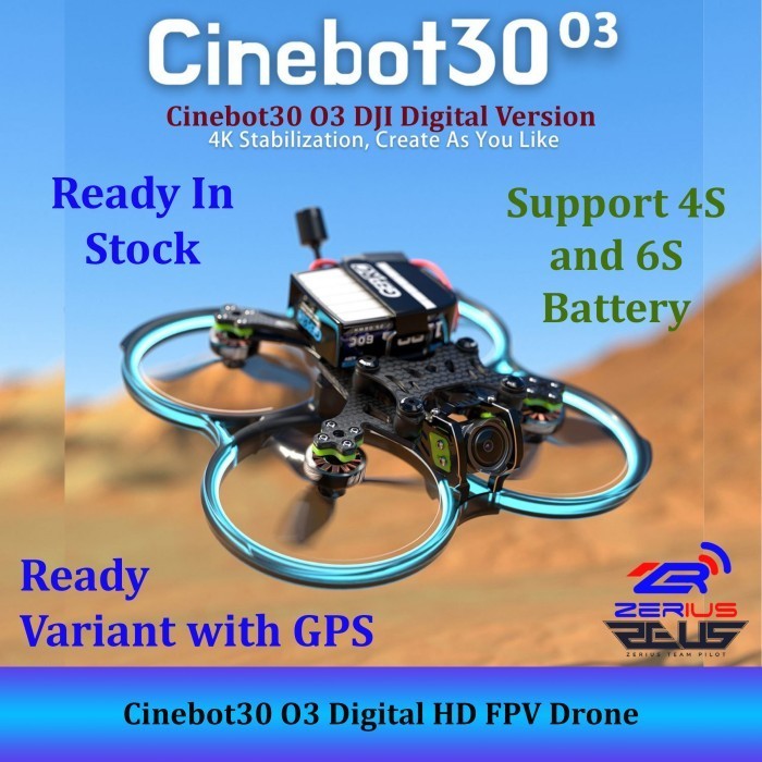Jual GEPRC Cinebot30 O3 DJI Digital HD System FPV Drone Cinebot 30 ...