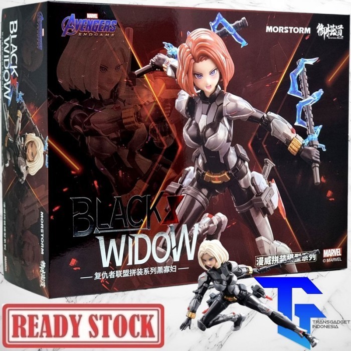 Jual Eastern Model x Morstorm Marvel Avengers Endgame Black Widow 1/12 Scale Plamo | Shopee ...