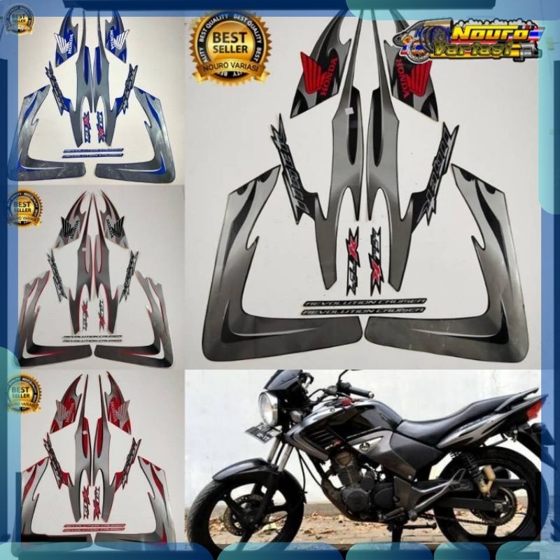 Jual Stiker striping honda tiger 2007 2008 tiger revo tiger kapal ...