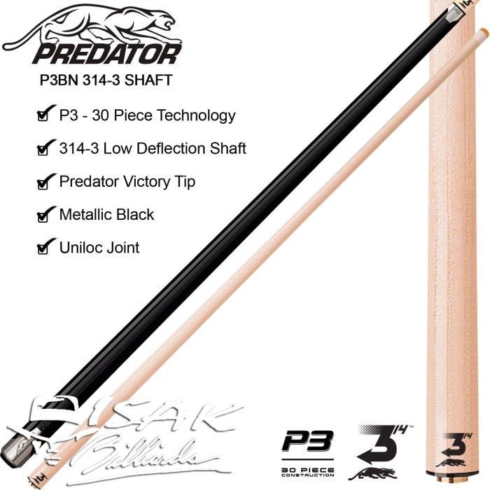 Jual Predator P3BN - No Wrap - Billiard Cue Stick Stik Biliar Asli ...