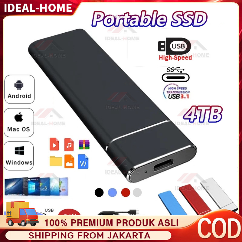 Jual SSD Laptop Portable SSD External SSD Eksternal 30TB SSD Eksternal dengan Kapasitas 30TB USB ...