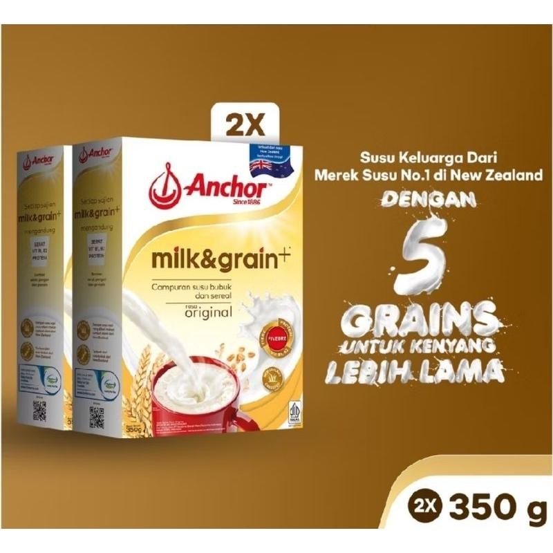 Jual JUAL SUSU ANCHOR MILK GRAIN VARIASI BERAT 350G HARGA LEBIH MURAH ...