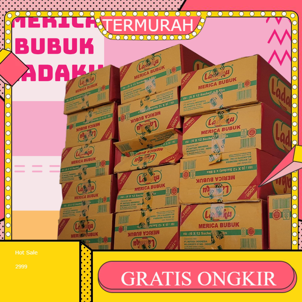 Jual Ladaku 1 dus Merica Bubuk Lada Sachet renteng | Shopee Indonesia