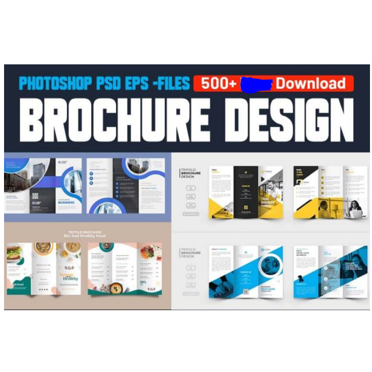Jual 500+ Brochure Design Templates Bundle | Shopee Indonesia