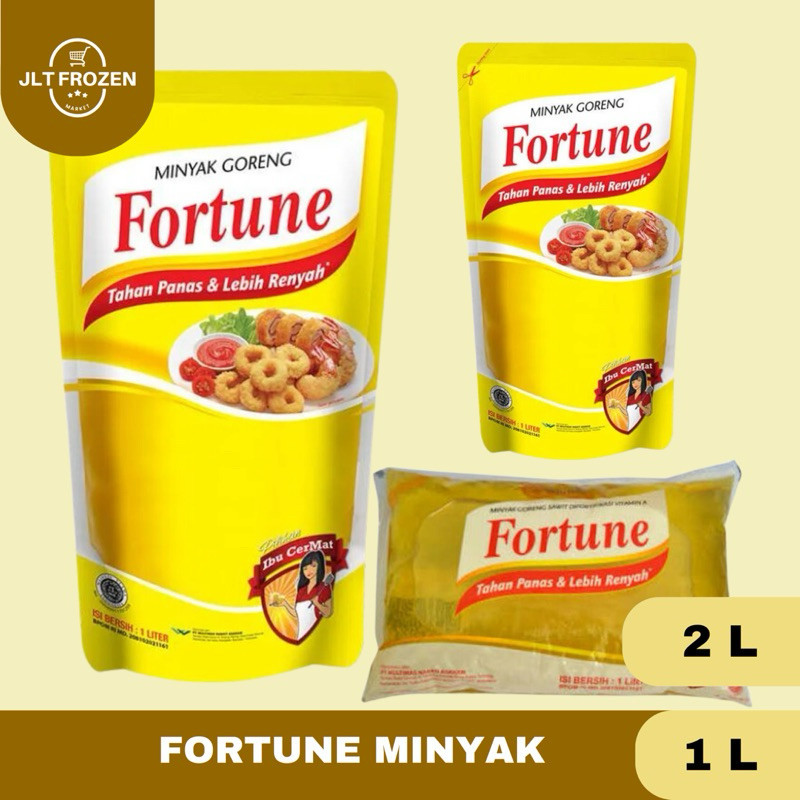 Jual Fortune Minyak Goreng 1 Liter / 2 Liter / Kemasan Bantal / Pouch ...