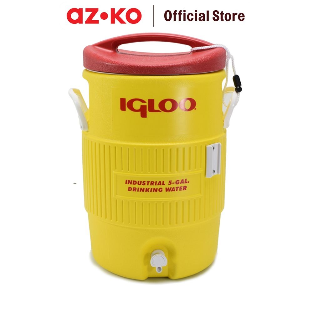 Jual AZKO Igloo 18 ltr Dispenser Minuman Industrial Cooler - Kuning ...