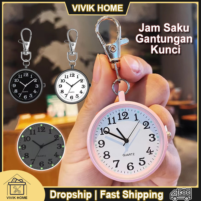 Jual Jam Saku Mini Portable Gantungan Kunci Perawat Tenaga Medis Pria ...