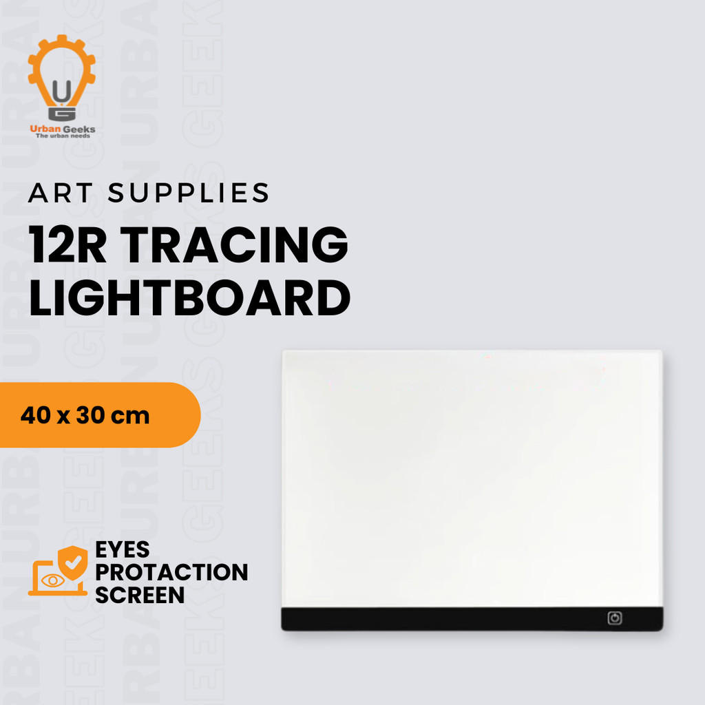 Jual 12R Digital Graphics Tablet LED Drawing Board Edge Light Box ...
