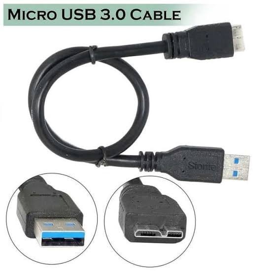 Jual Kabel Data Harddisk HDD SSD External USB 3.0 to Micro B Eksternal ...