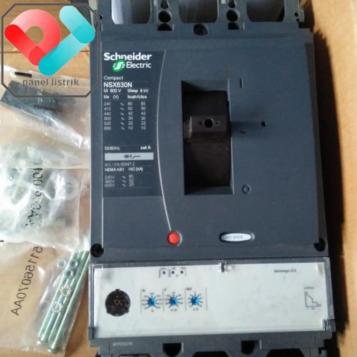 Jual Schneider Compact NSX630N MCCB BREAKER 3POLE 630N 50kA NSX630N ...