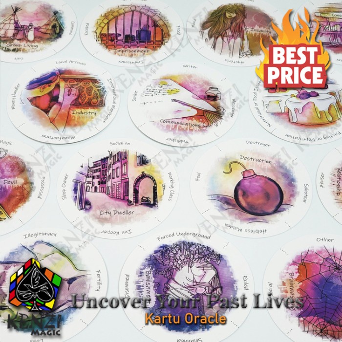 Jual Kartu Oracle Uncover Your Past Lives Oracle Tarot Deck | Shopee ...