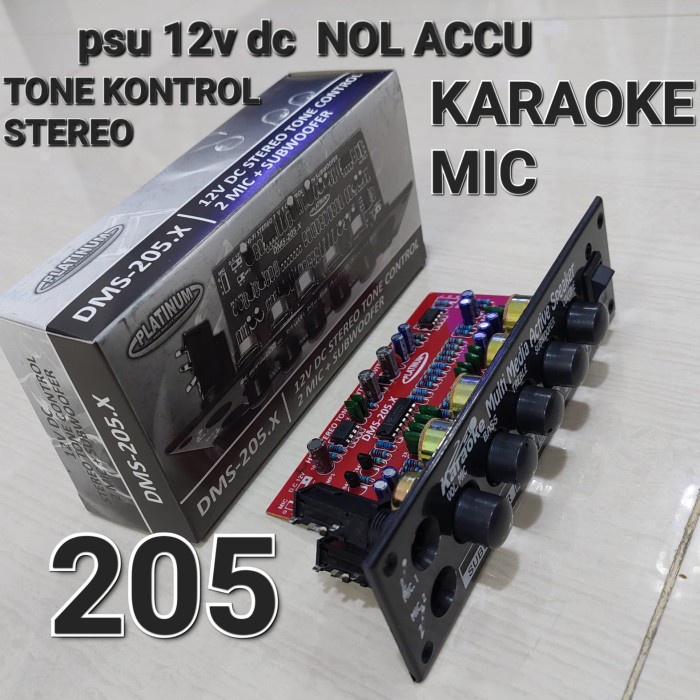 Jual tone control kontrol stereo mic subw subwofer dms 205 dms205 ...